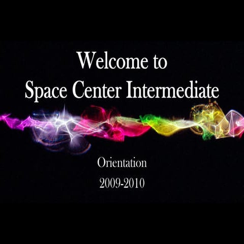 Space Center Intermediate Orientation 2009 2010 | PDF