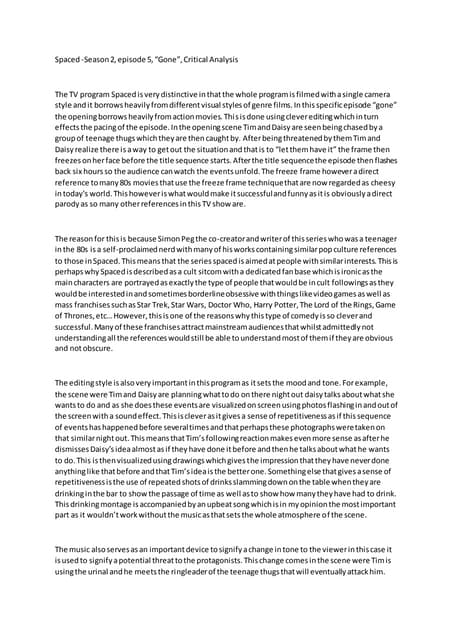 Sweeney todd opening scene analysis | PDF