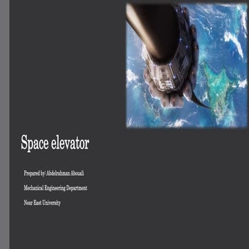 Space Elevator | PPTX