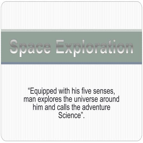 Space exploration | PPTX