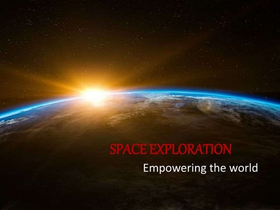 The future of space exploration presentation | PPTX | Space and ...