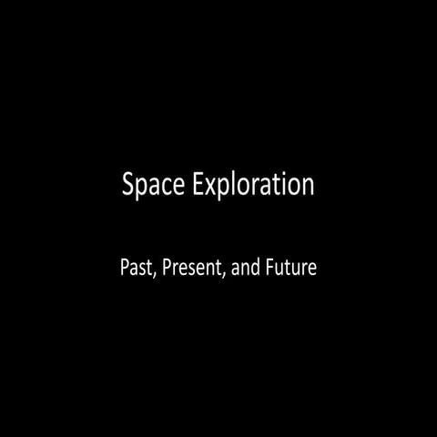 Space exploration (seminar) | PPTX