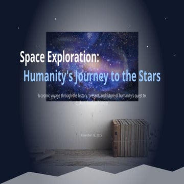 Space Exploration Humanity and journey to the stars.PPTX
