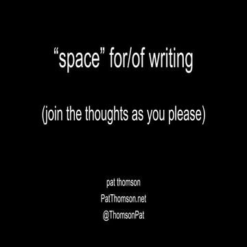Space for writing | PPTX