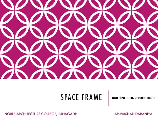 Space frame | PDF