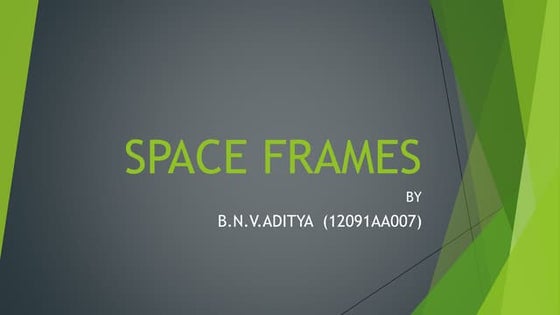 Folded plates and space truss structures | PPT