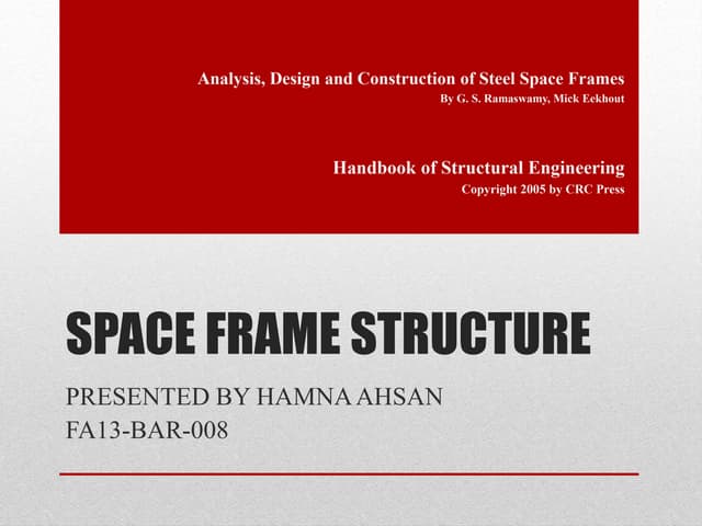 Space frame | PDF