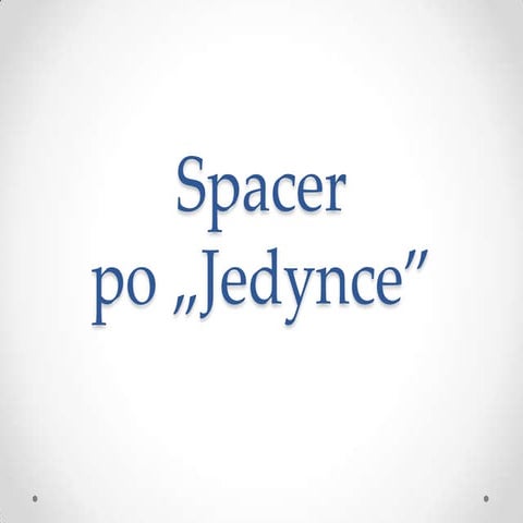 Spacer po szkole | PPT