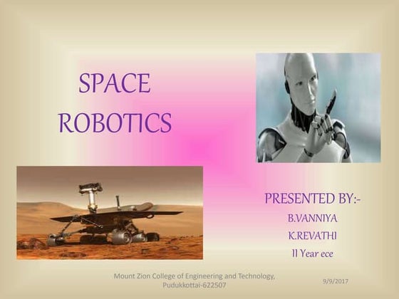 Space Robotics ppt.pptx
