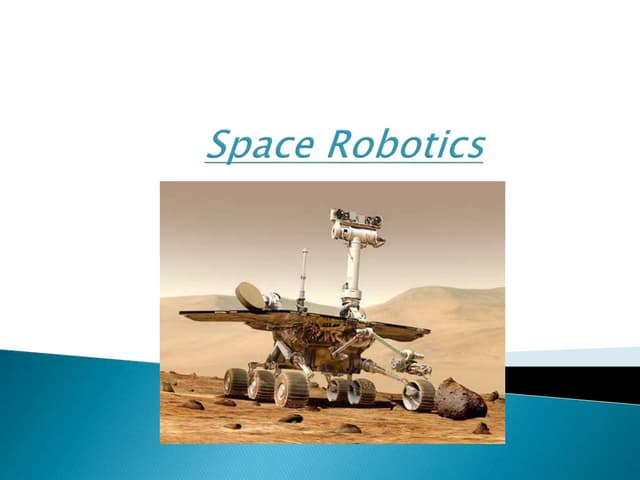 Space Robotics Pptx
