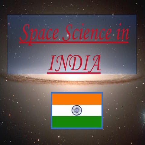 Space ,science in india | PPT