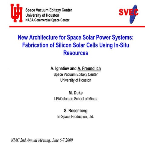 Space solarcells | PDF