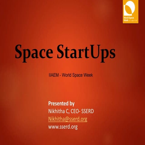 Space Startups | PPT