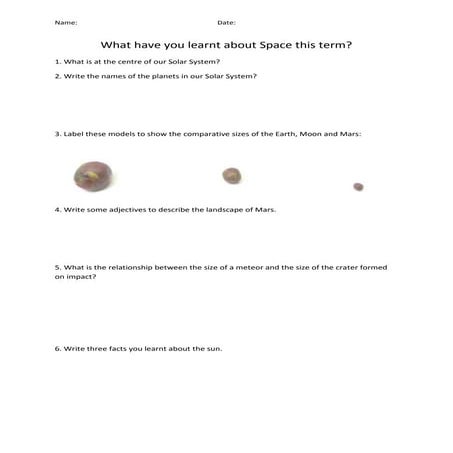Space Test | DOCX