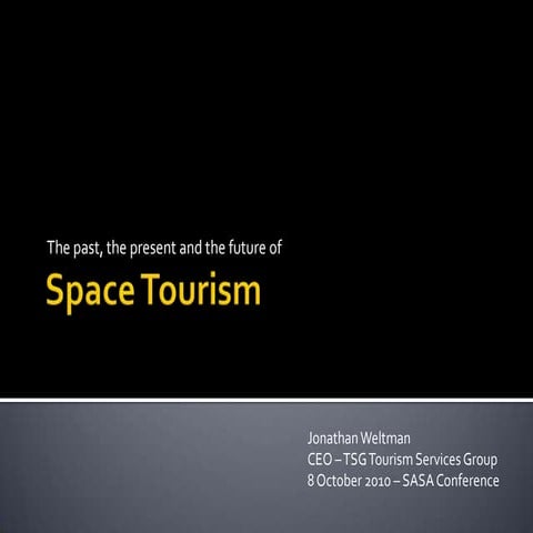 Space tourism presentation | PPTX