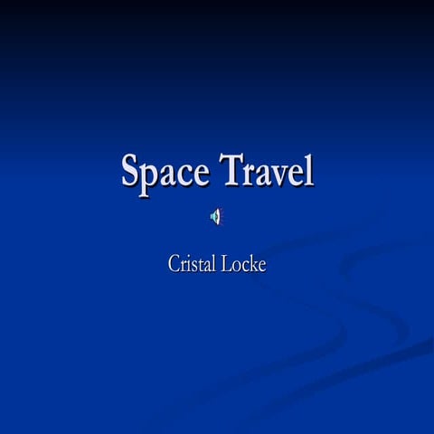 Space Travel | PPT