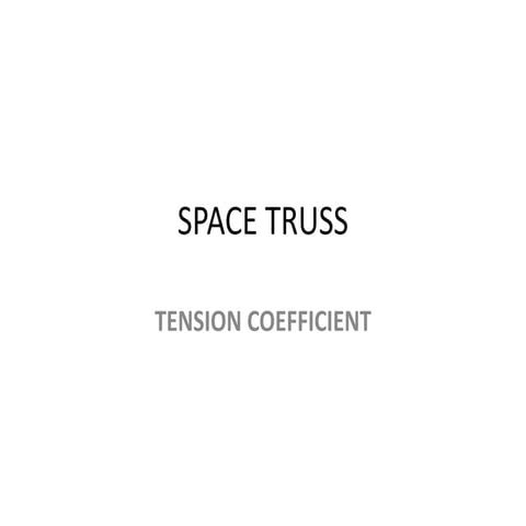 Space truss | PPTX