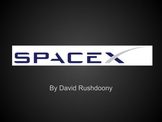 Space x ppt | PPT