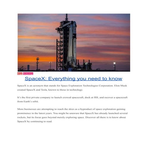 SpaceX Everything you need to know.pdf