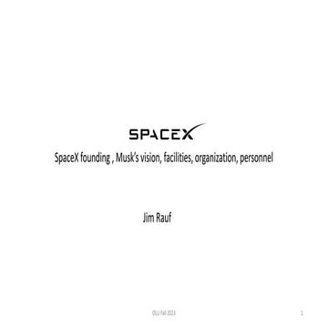 SpaceX pdf presentation program for my class | PDF