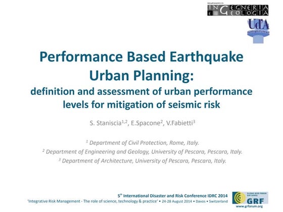 FORTE-Seismic risk assessment of industrial plants a case study-ID1277 ...