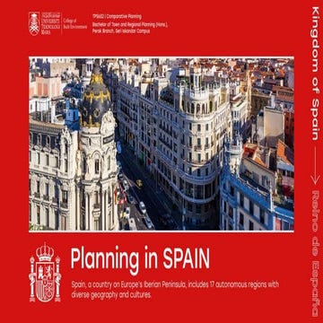SPAIN planning and management throughout the years | PPT