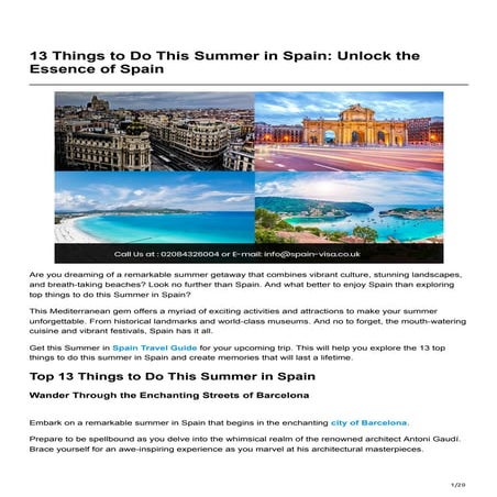 Spain one Week Travel Itinerary Expert Tips Suggestions.pdf