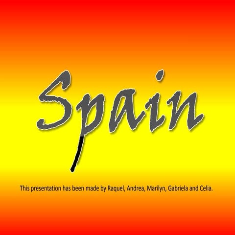 The Culture Of Spain | PPT