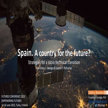 Spain A Country for the Future - Empowering Futures Turku 2023 | PPTX