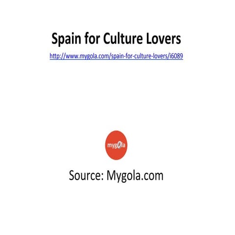 The Culture Of Spain | PPT