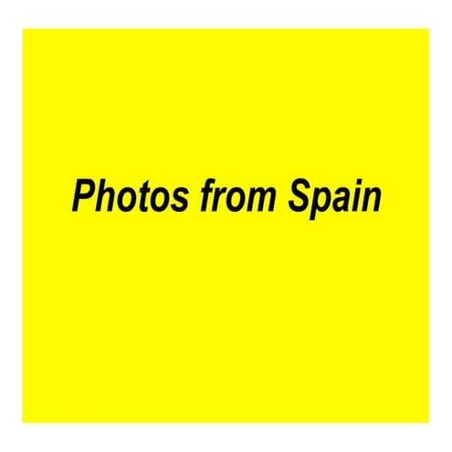 Photos from Spain | PDF
