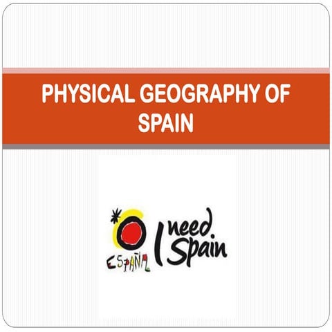 Spain physical map spanish | PDF