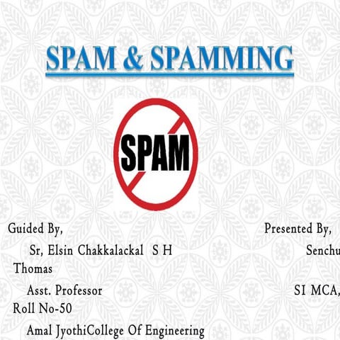 Spam email detection using machine learning PPT.pptx