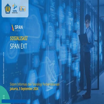 Sosialisasi SPAN Extention Ditjen Perbendaharaan Kementerian Keuangan ...
