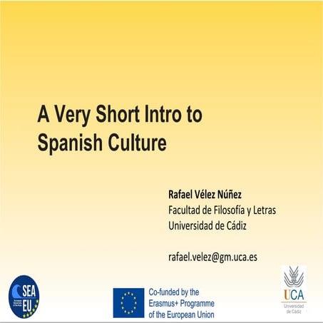 presentación sobre españa, cultura, geografía, historia | PDF