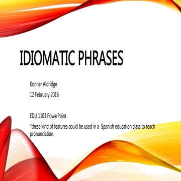 Powerpoint Idioms | PPTX
