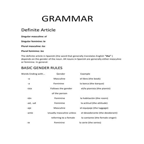 Spanish Lesson 1 | RTF