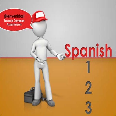 Spanish 1 2 3 common assessments | PPT