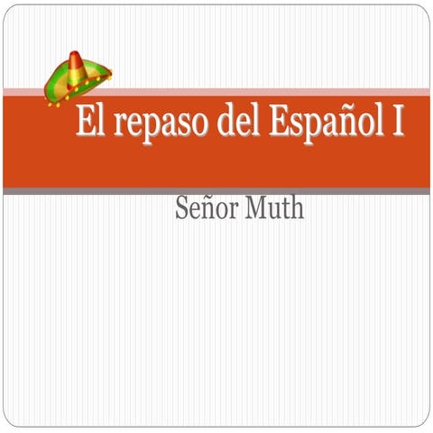 Spanish1 reviewpowerpoint (1) | PPTX