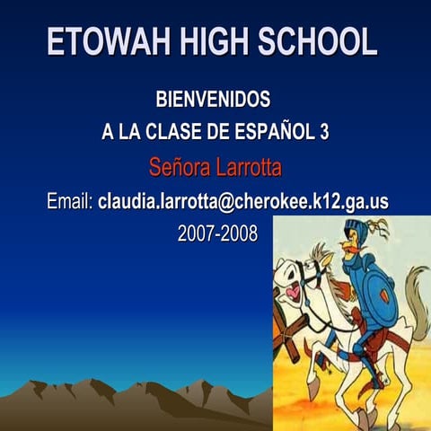 Spanish3 Syllabus Pwp | PPT
