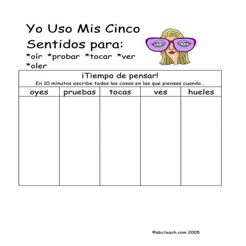 Spanish 5senses edited | PDF