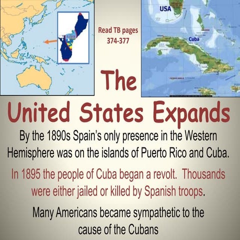 US Expansion - Spanish American War and the Panama Canal | PPTX