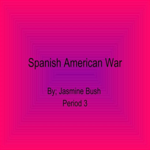 Spanish american war | PPT