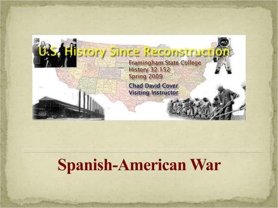 Spanish American War Graphic Organizer | DOCX