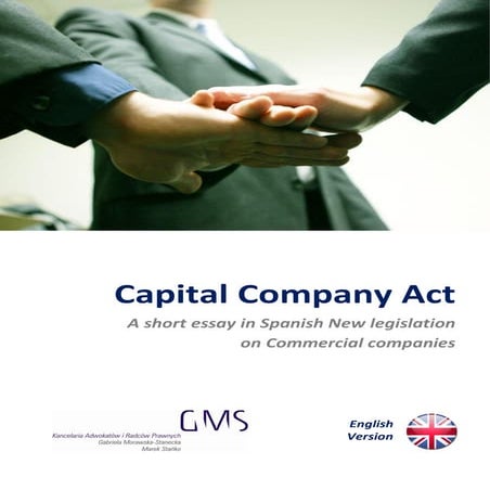 Spanish capital company act | PDF