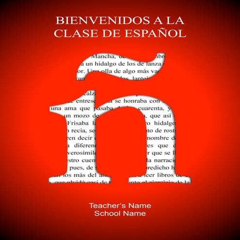 Bienvenidos a la Clase de Español | PDF