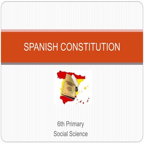 Spanish constitution | PPT