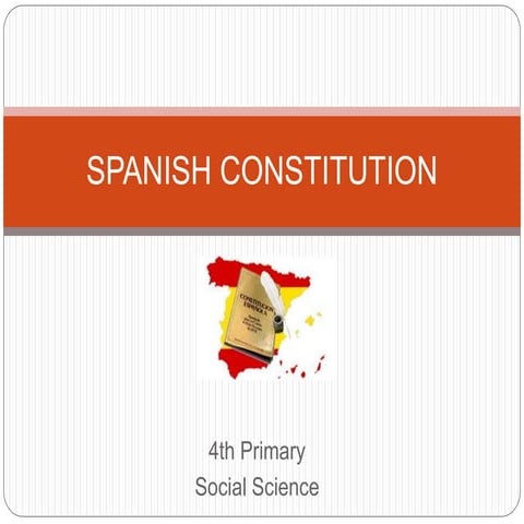 Spanish Constitution Pptx