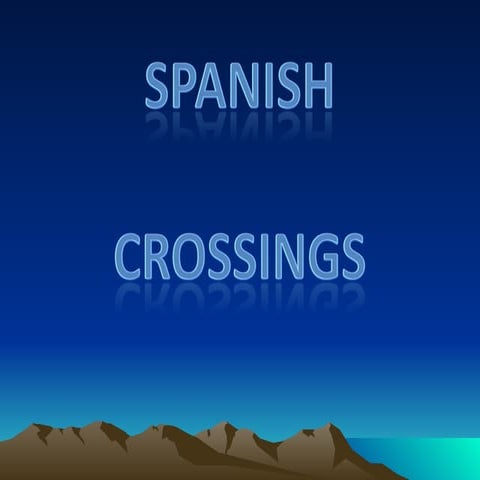Spanish crossings | PPS