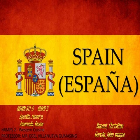 Spanish cuisine | PPTX
